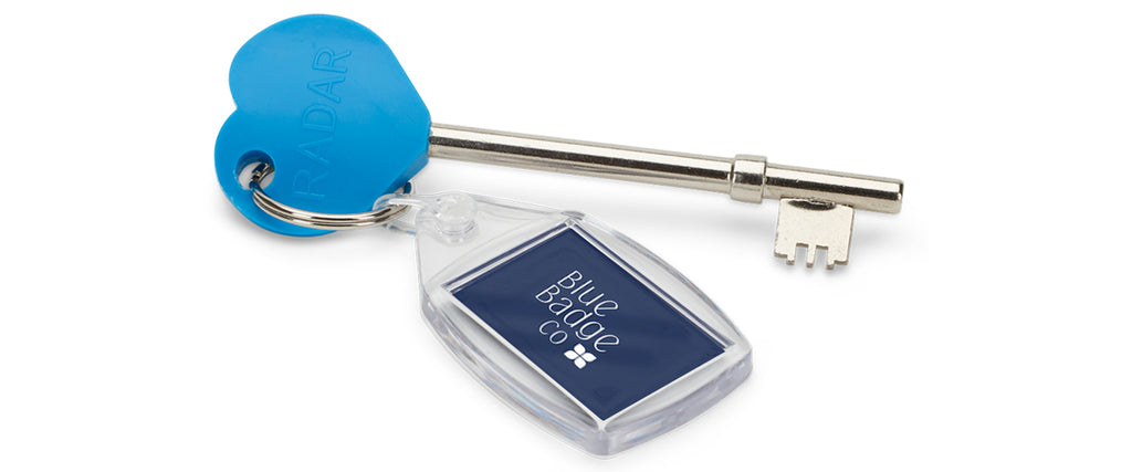 Brand new RADAR Blue Heart Comfort Key now available here! – Blue Badge Co