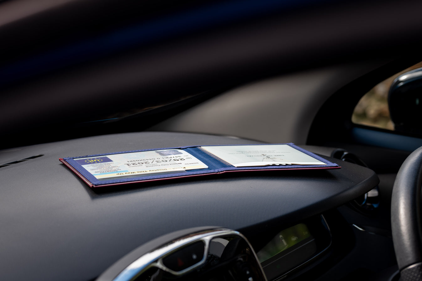 Italian Leather Disabled Blue Badge Wallet in Burgundy – Blue Badge Co