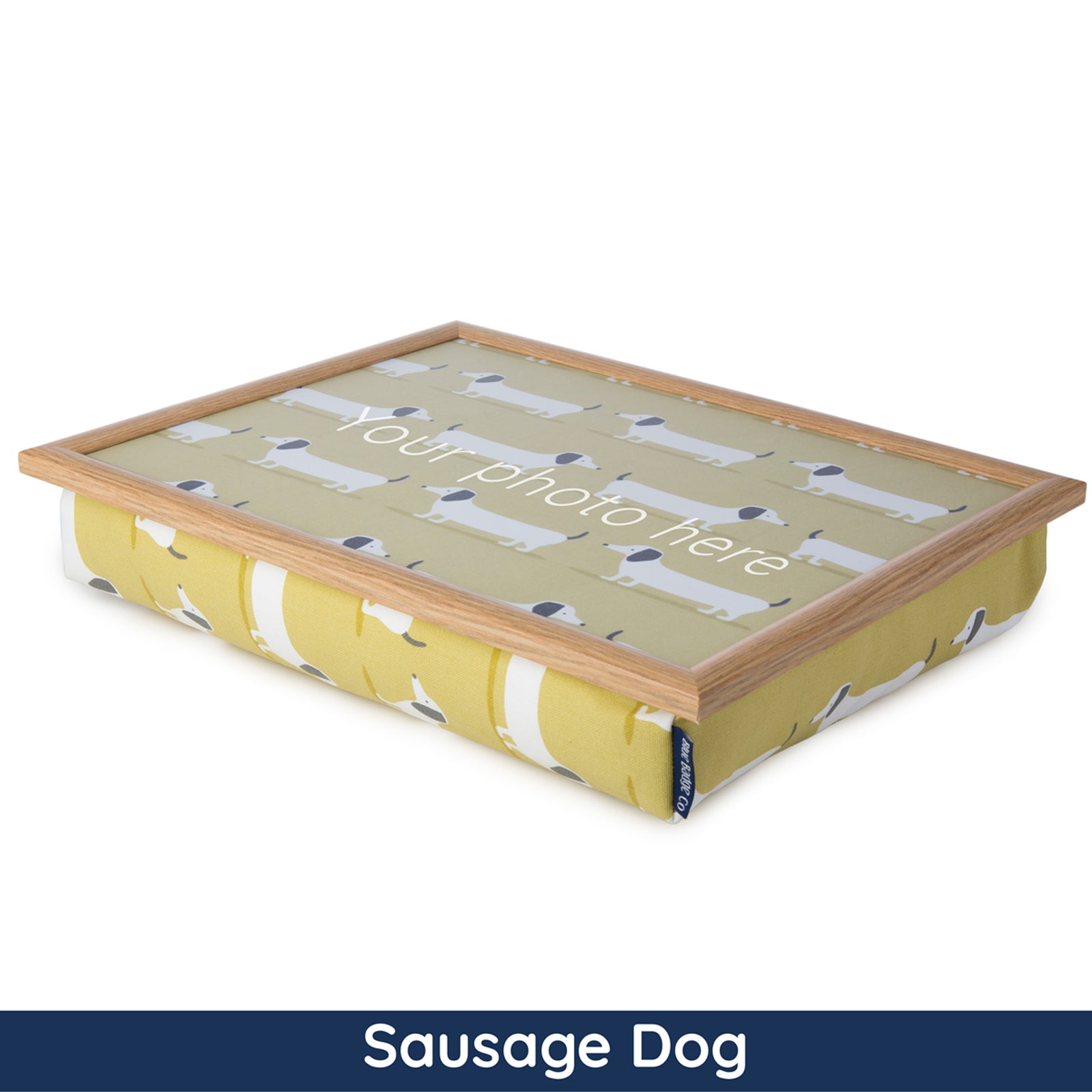 Personalised Bean Bag Cushioned Padded Lap Tray Handmade in UK – Blue ...