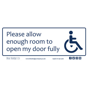 Disabled Car Stickers – Blue Badge Co